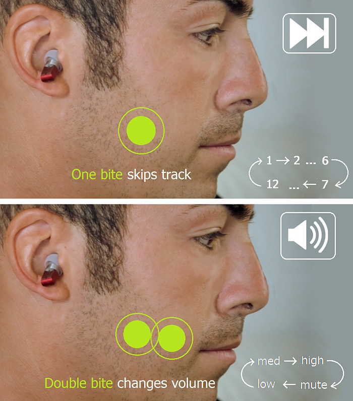 MP3 Player Looks Like Wireless Earbuds (It's Controlled By Your Teeth ...