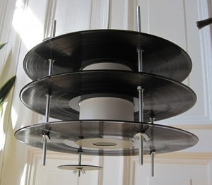 Old School Vinyl Records Recycled Into Nostalgic Retro Lamps | Bit Rebels