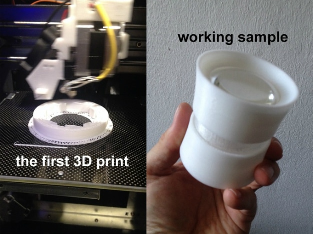 3D Printed Projector Displays Smartphone Info On Your Ceiling | Bit Rebels