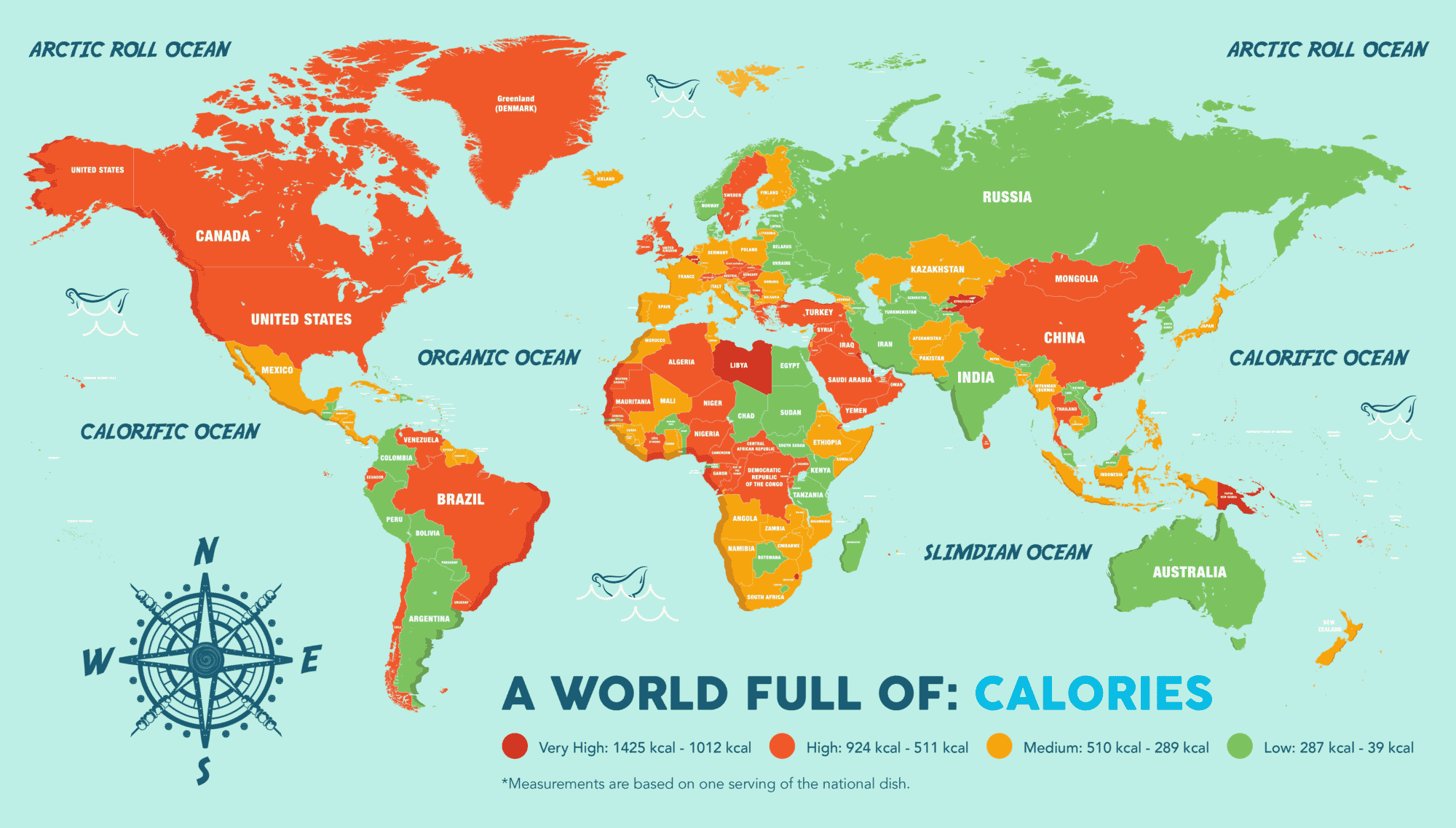 World Food Map - Know Your Foods [Infographic] | Bit Rebels