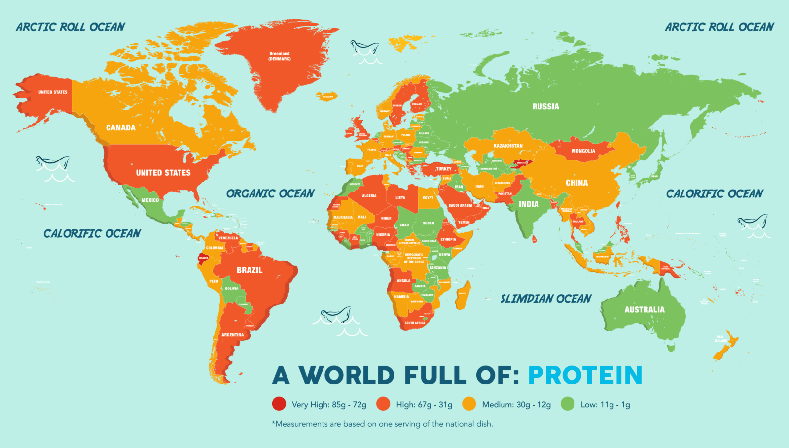 World Food Map - Know Your Foods [Infographic] | Bit Rebels