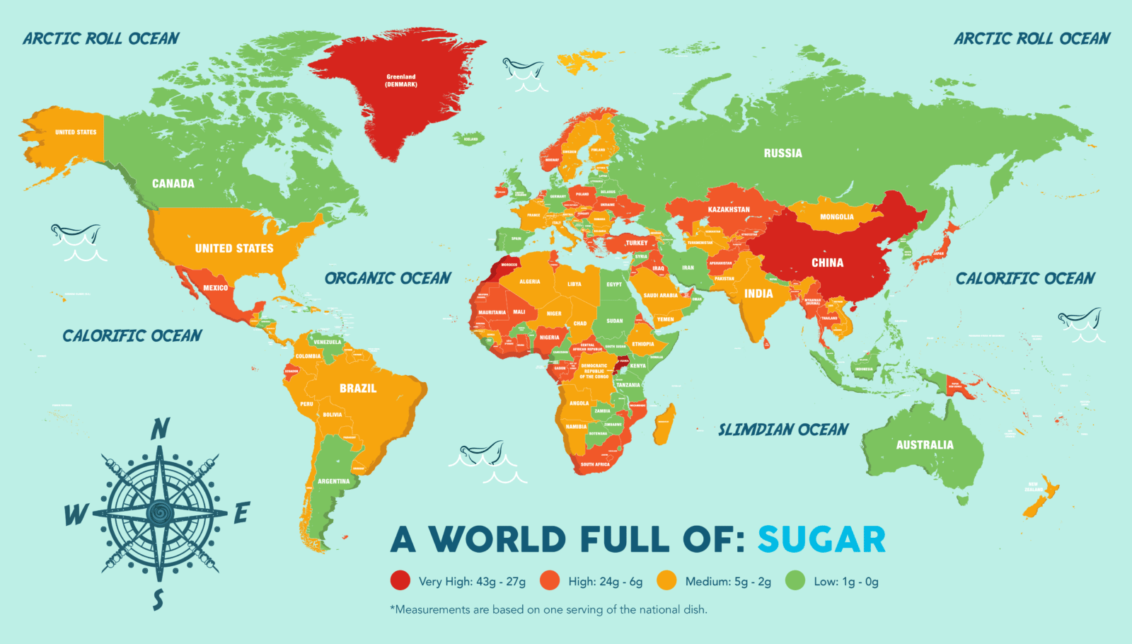 World Food Map - Know Your Foods [Infographic] | Bit Rebels