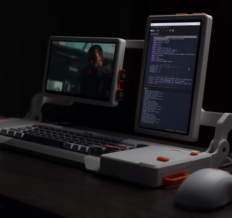 Raspberry Pi Cyberdeck: The 3D Printable Dual Screen Build That Reveals ...